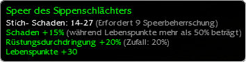 Speer des Sippenschlächters – GuildWiki