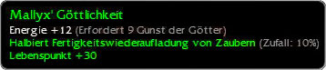 Mallyx' Göttlichkeit – GuildWiki