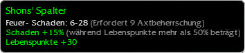 Shons' Spalter – GuildWiki