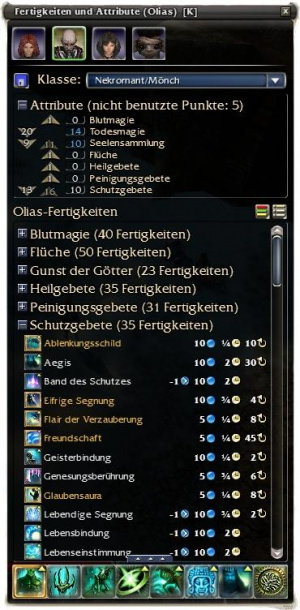 Fertigkeiten und Attribute – GuildWiki